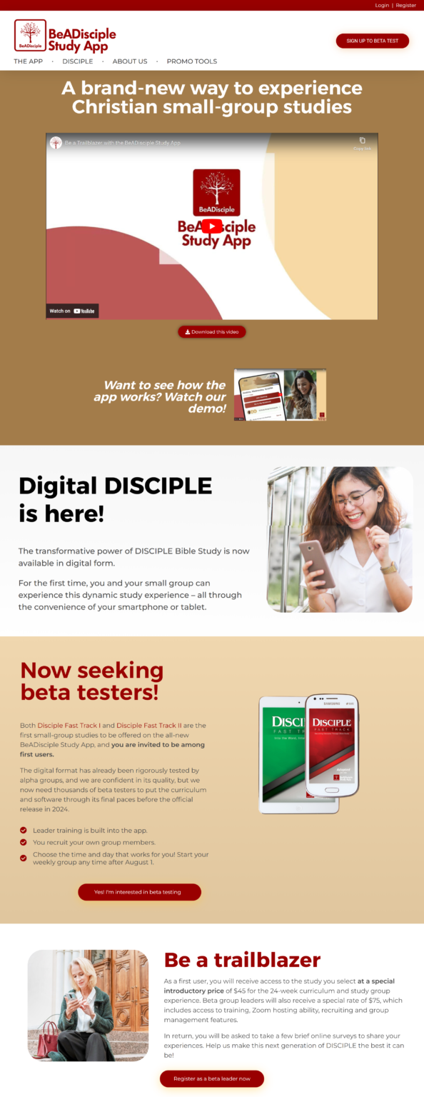 BeADisciple Study App - Institute For Discipleship